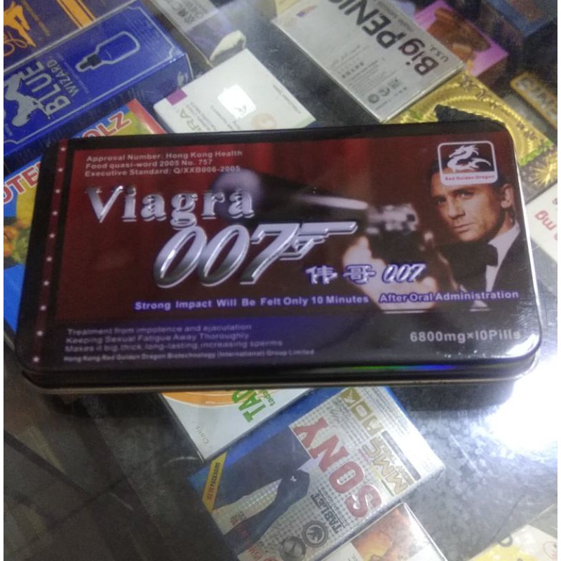 Jual VIAGR4 JAMES BOND TABLET TAHAN LAMA | Shopee Indonesia