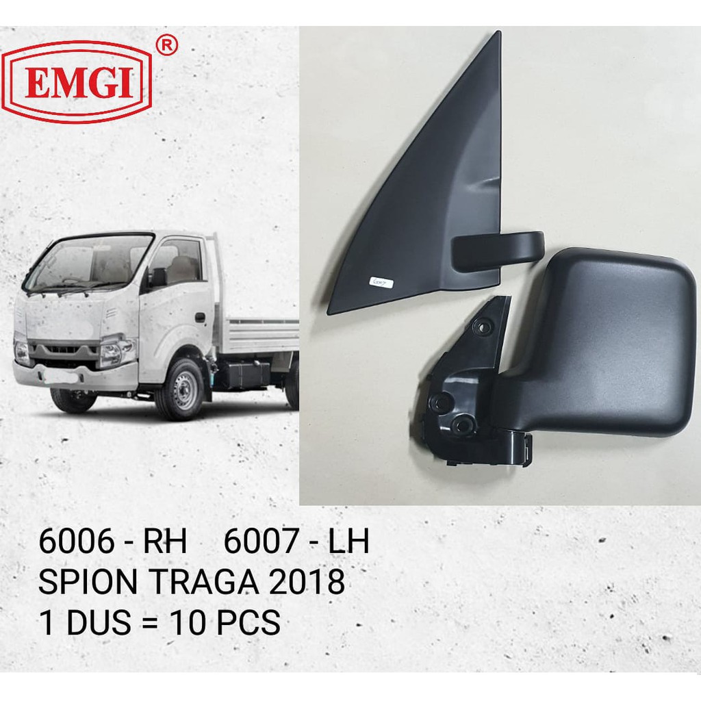 Jual Spion Emgi Isuzu Traga Hitam Manual RH Kanan | Shopee Indonesia