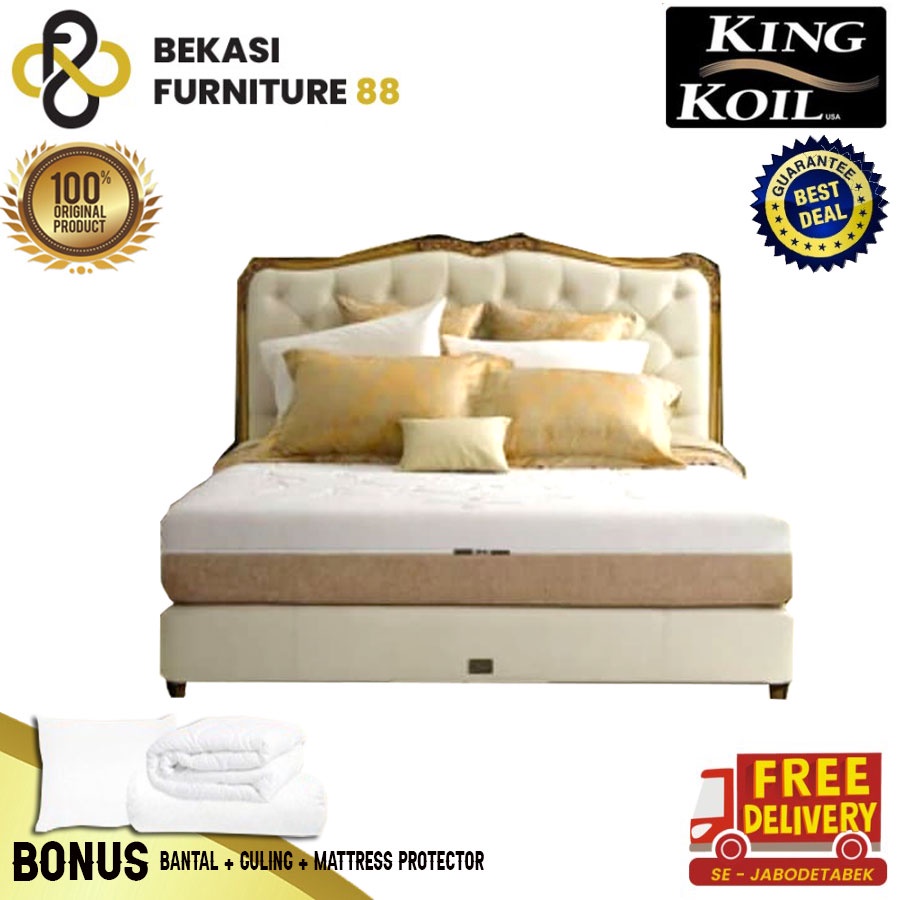 Jual 1 Set Kasur Springbed KING KOIL ( Princess Anna ) | Shopee Indonesia