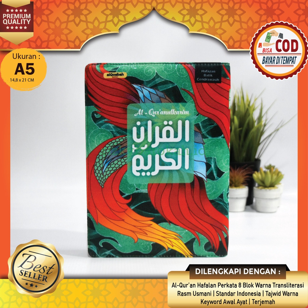 Jual Al Quran Hafalan Hafazan 8 Blok Perkata Latin Tajwid Warna Dan Terjemah A5 Alquran ...