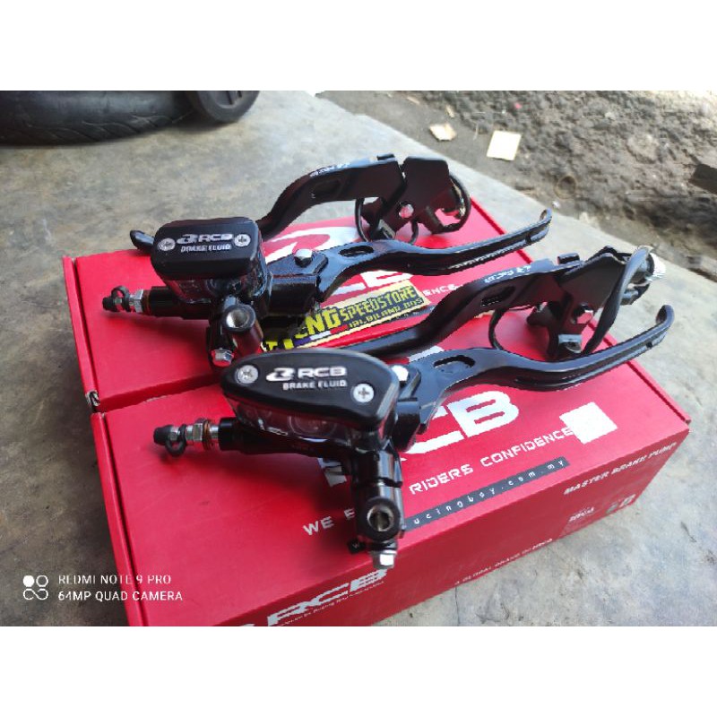 Jual Master Rem rcb oval dan petak Original satuset Plus Handel rem ...