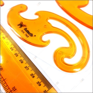 Jual Penggaris Mal Lengkung Butterfly BT-740 - Pola Baju | Shopee Indonesia