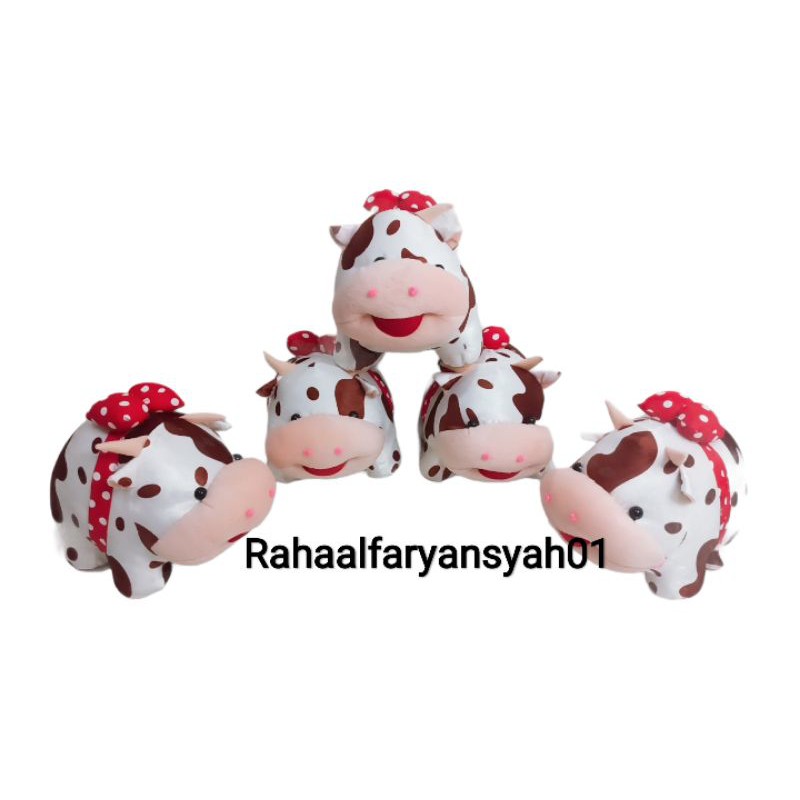 Boneka Sapi Duduk Yelvo Size S | Shopee Indonesia