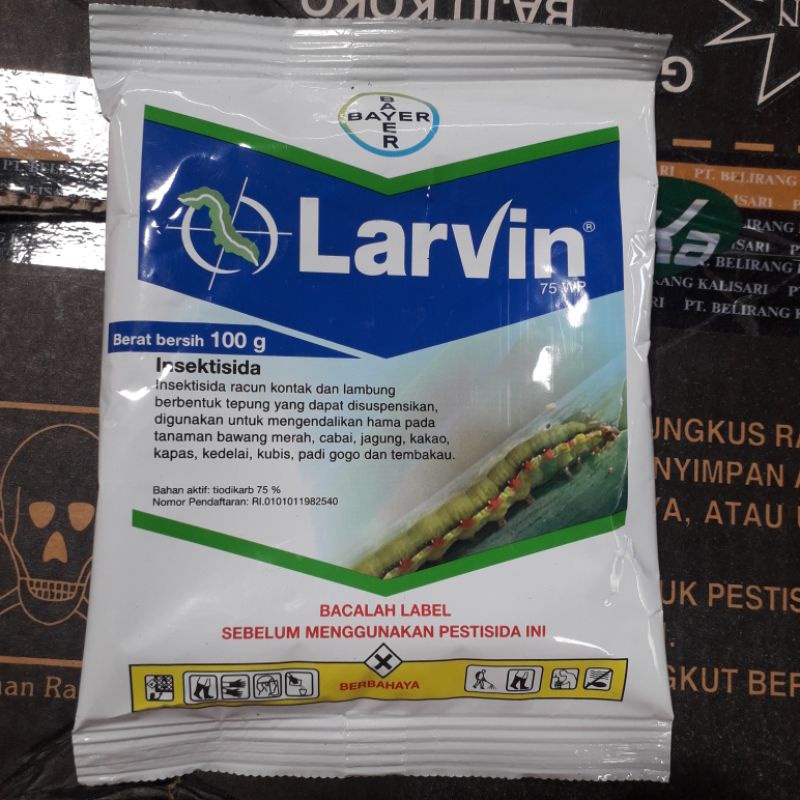 Jual LARVIN 75 WP Insektisida tiodikarb 75% golongan karbamat 100 gram ...