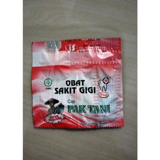 Jual OBAT SAKIT GIGI CAP PAK TANI (10 saset) | Shopee Indonesia