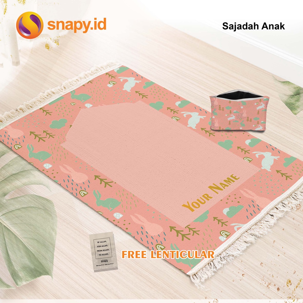 Jual Snapy - Sajadah Anak Custom / Sajadah / Anak / Gift / CUSTOM NAMA ...