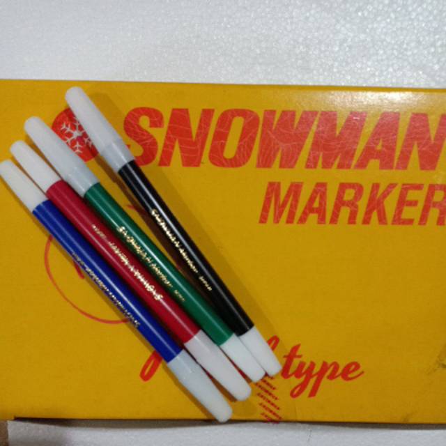 Jual Snowman Marker Pencil Type / Spidol Kecil Snowman | Shopee Indonesia