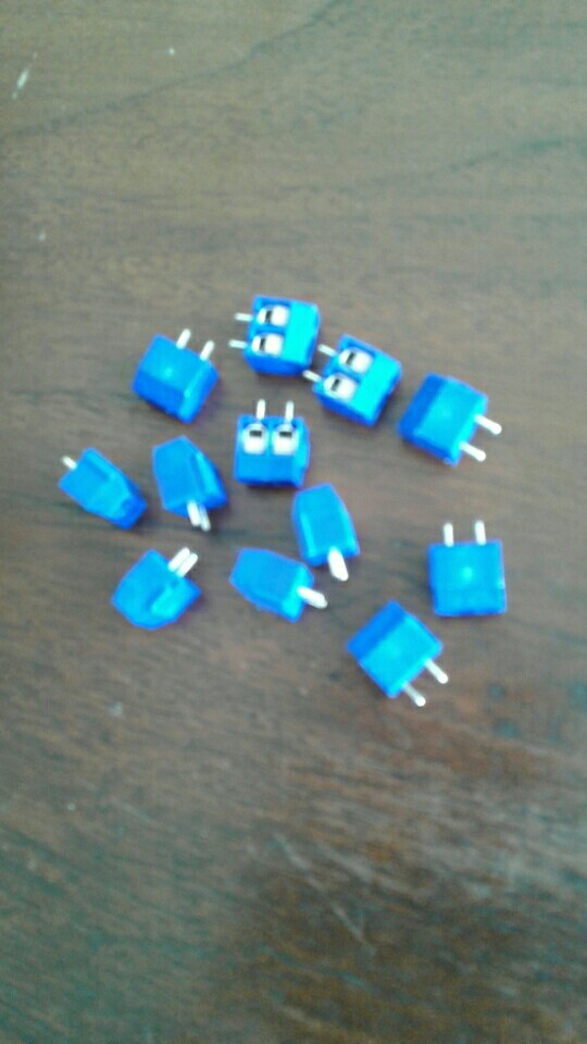 Terminal Block 2P Screw 2 Pin Skrup PCB Blok 5mm Cable Connector ...