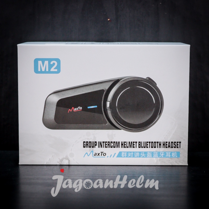 Jual IT INTERCOM HELMET INTERPHONE BLUETOOTH | MAXTO M2 | BLACK ...