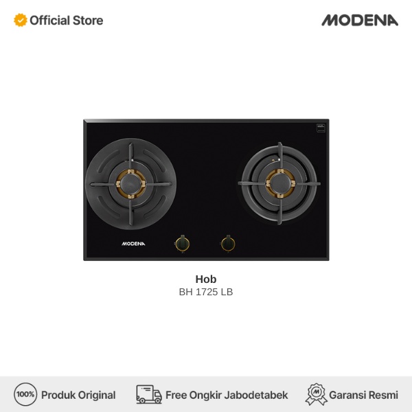 Jual MODENA Built-in Gas Hob - BH 1725 LB | Shopee Indonesia