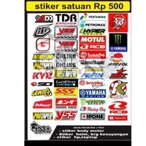 Jual stiker racing stiker sponsor stiker hp stiker laptop | Shopee ...