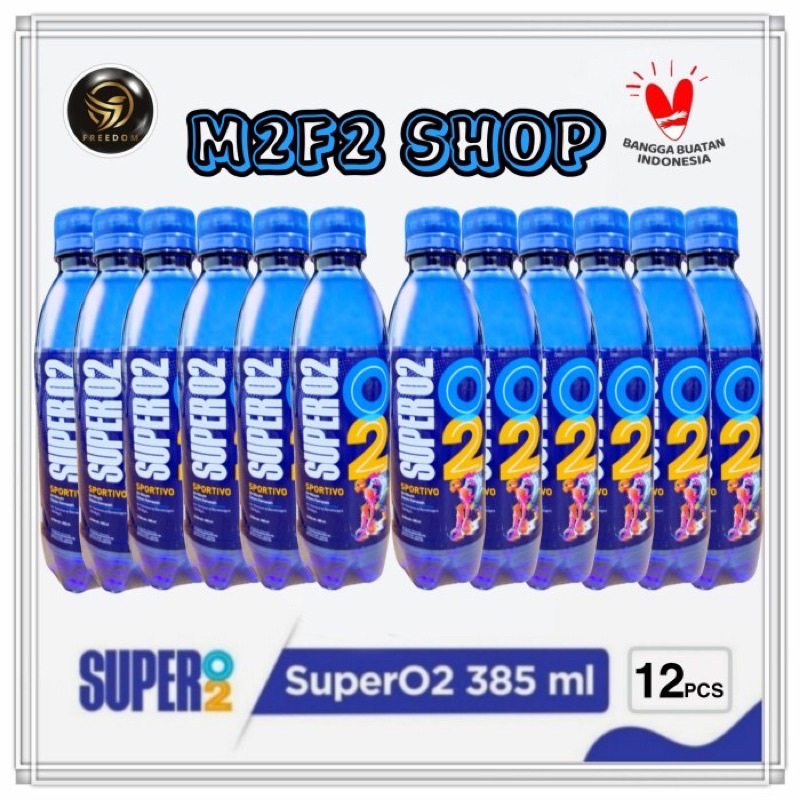 Jual Air De Mineral Oksigen Super O2 Sportivo - 385 ml (Kemasan 12 Pcs ...