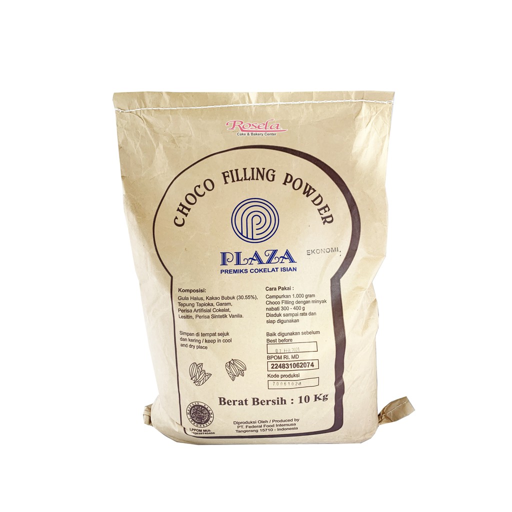 Jual PLAZA Premiks Coklat Isian / Choco Filling Powder Kemasan Repack 1 ...