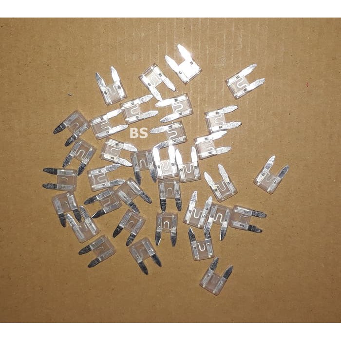 Jual Stok Ready Sekring Cucuk Mini Sekring Tancap mini Fuse DX Mini 25 ...