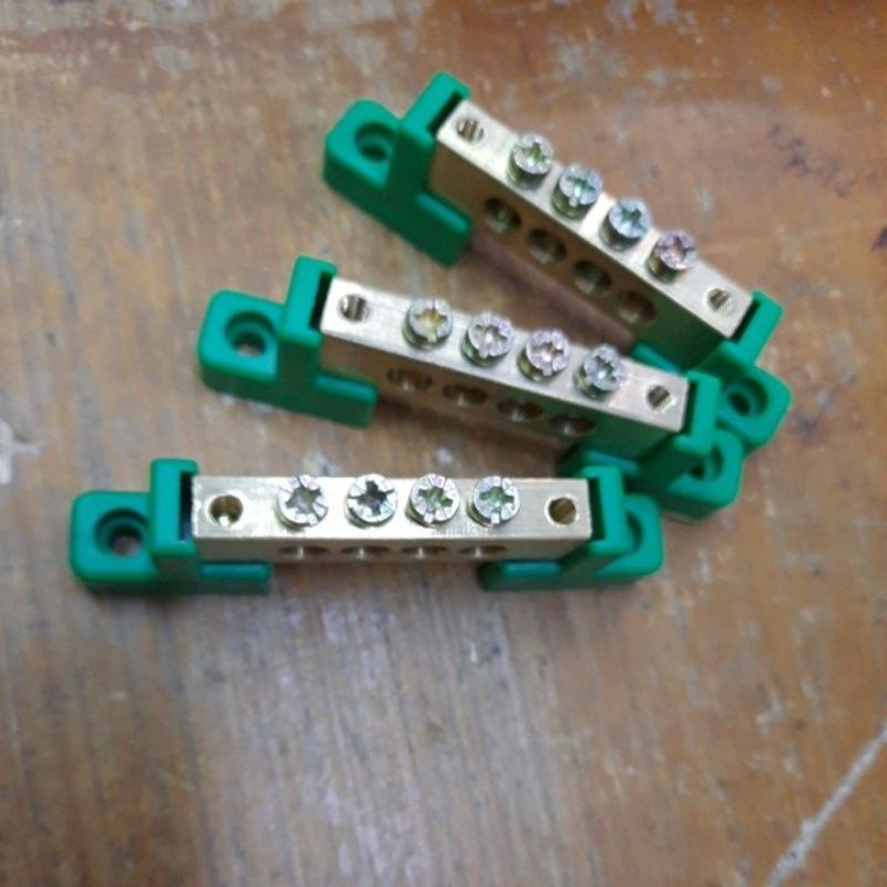Jual terminal block grounding 4 pole baut M5 | Shopee Indonesia