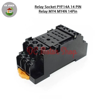 Jual Relay Socket PYF14A 14 PIN Relay MY4 MY4N 14Pin | Shopee Indonesia