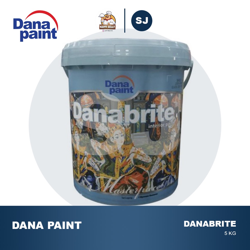 Jual Cat Tembok Danapaint Danabrite Brilliant White / BW Pail 5KG ...