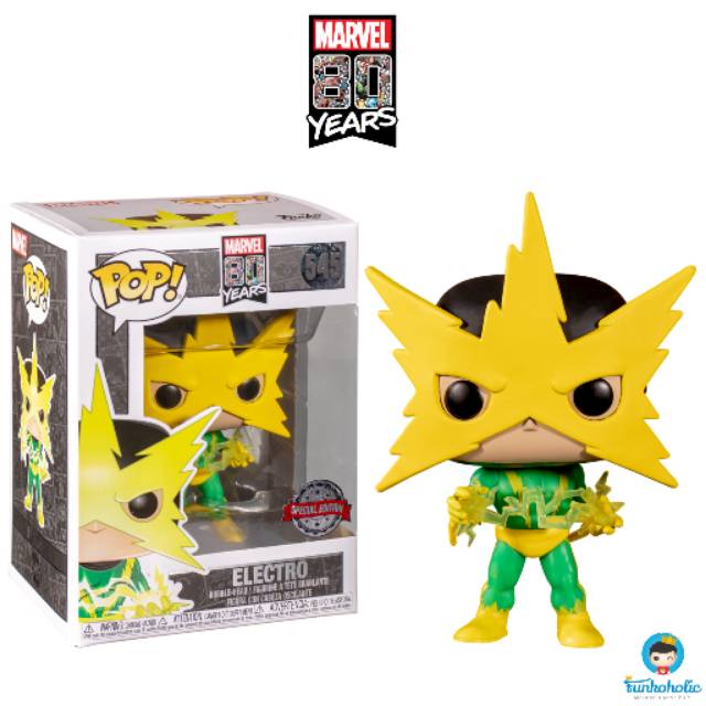 Jual Funko POP! Marvel 80th Anniversary Spider-Man - Electro (First ...
