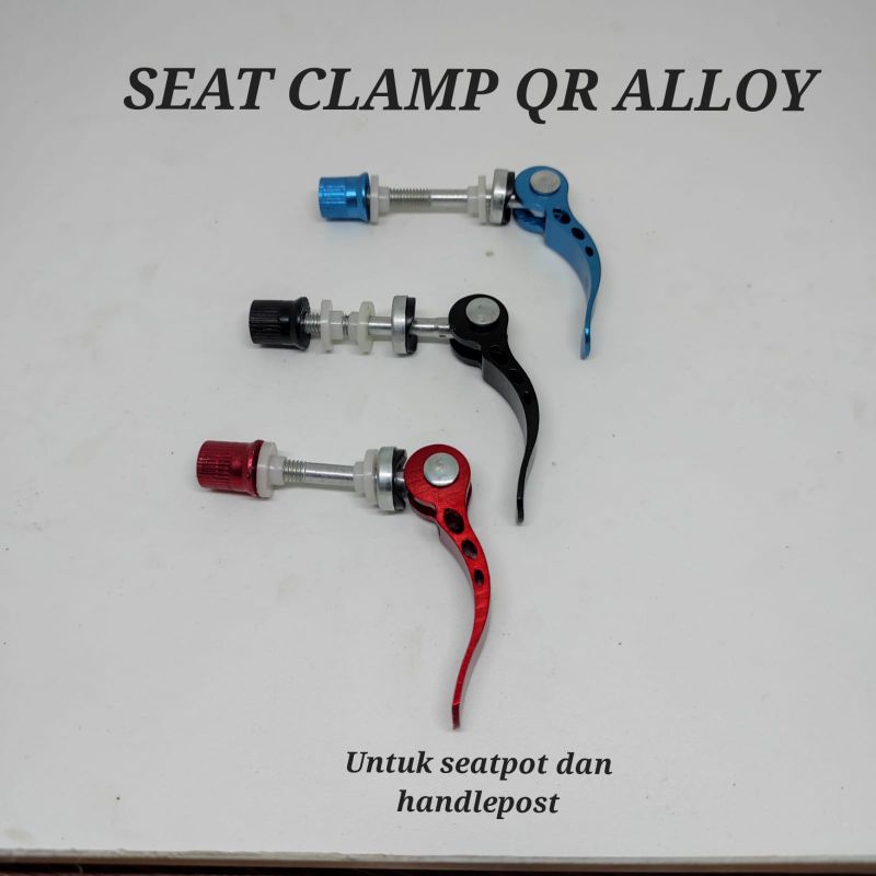 Jual baut tiang sadel cagak seatclamp seat pin QR,mur tekuk tiang jok ...