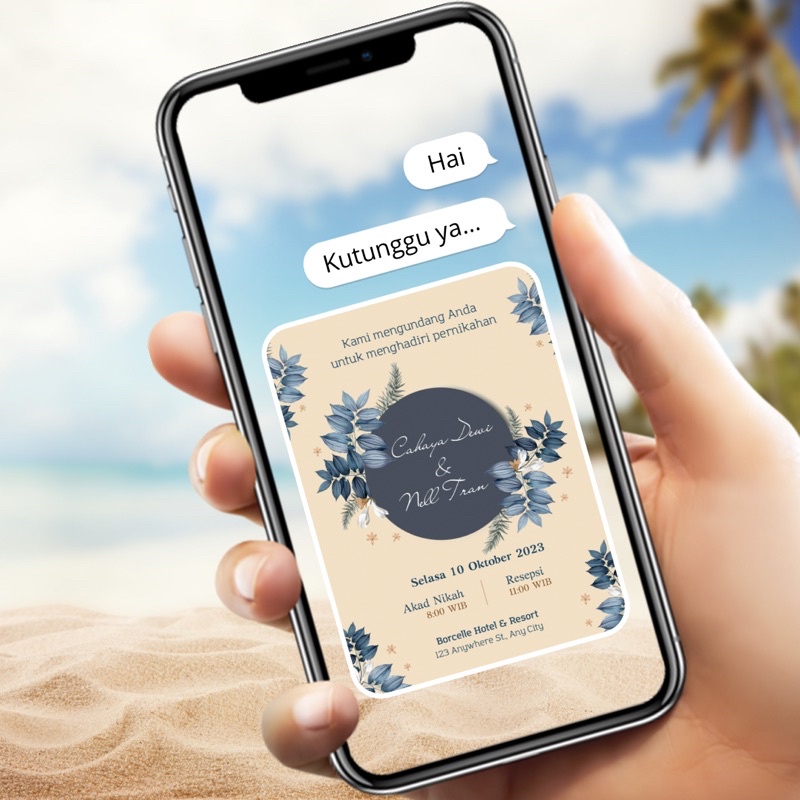 Jual UNDANGAN DIGITAL pernikahan walimah akad nikah wedding format ...