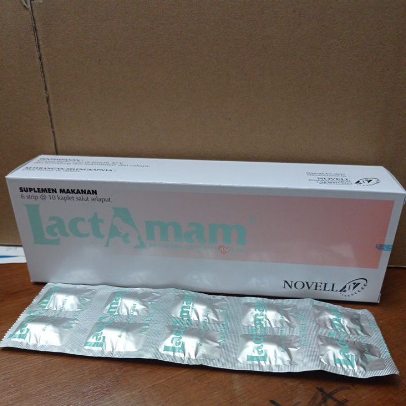 Jual lactamam asi booster 1 box 60 tablet | Shopee Indonesia