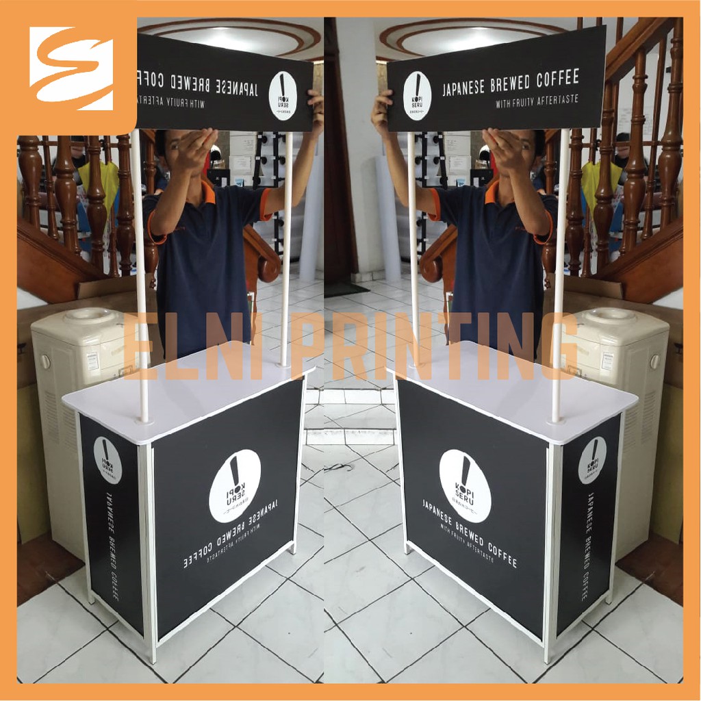 Event Desk / Booth Portable + Print Stiker Gambar | Shopee Indonesia