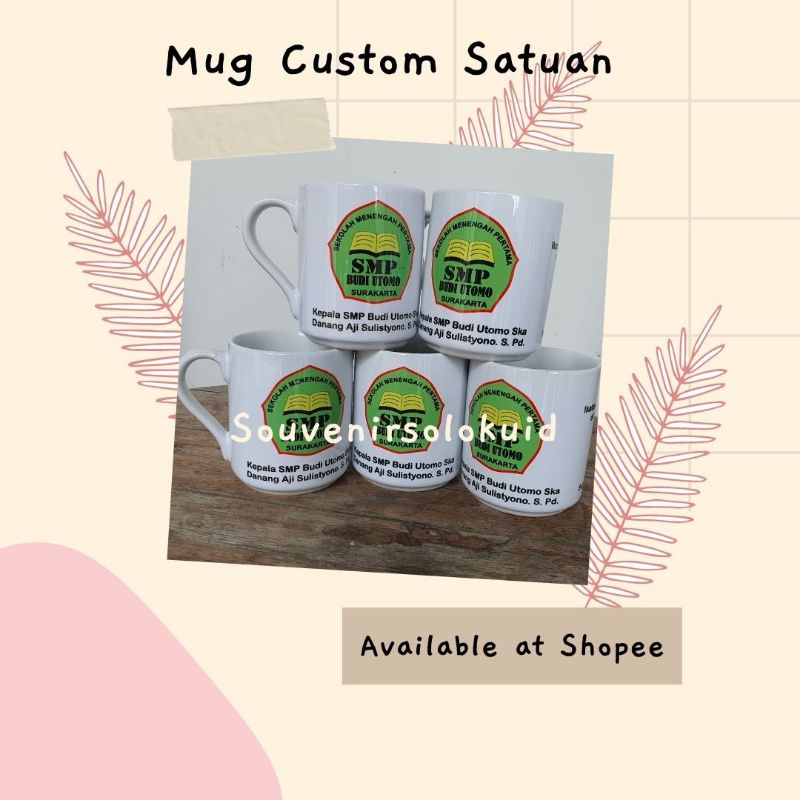 Jual MUG CUSTOM NAMA / GELAS MUG NAMA / GELAS KERAMIK / GELAS MUG ...