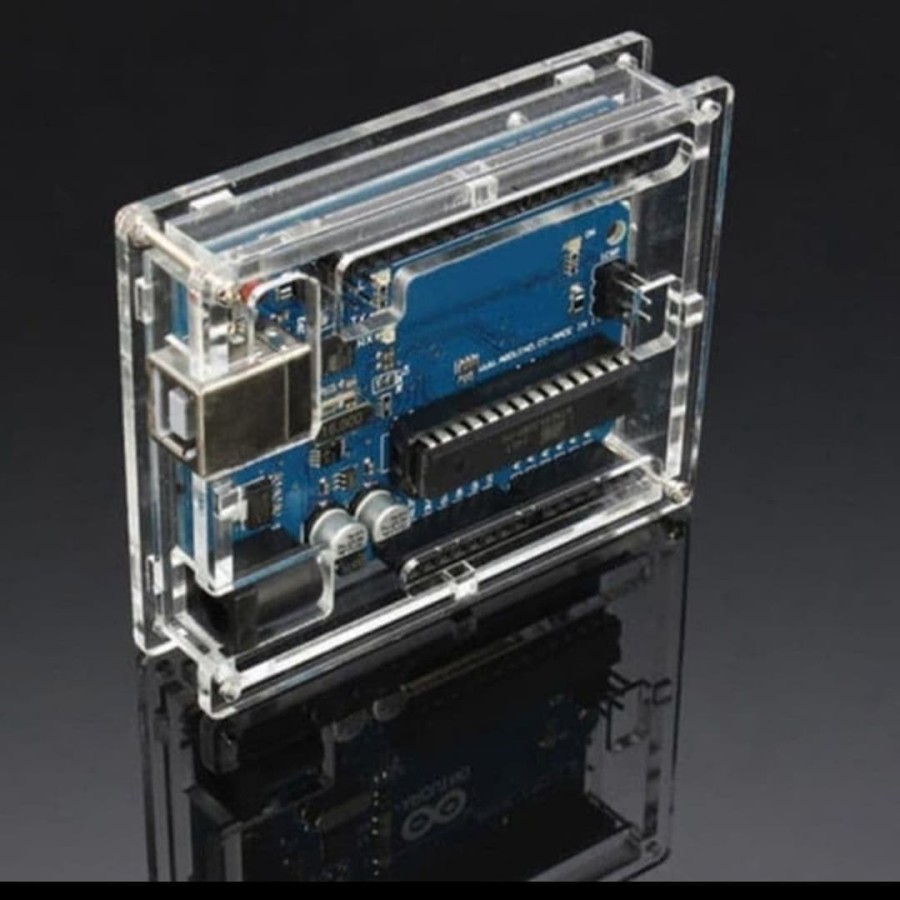 Jual Casing Arduino Uno R3 Acrylic Case Kotak Akrilik Arduino Uno R3