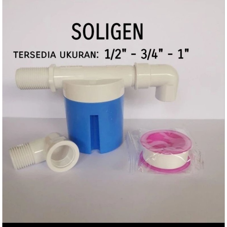 Jual pelampung otomatis kran air 1/2 inch 3/4 inch 1 inch soligen ...