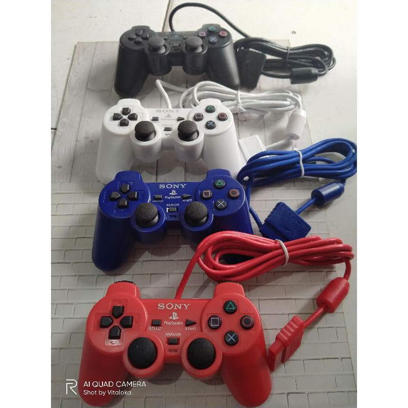 Jual Stik Stick PS2 original pabrik BERGARANSI 4 warna Indonesia|Shopee ...