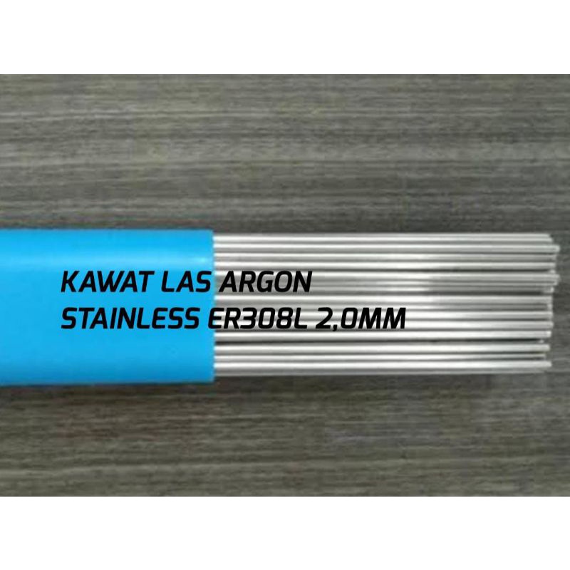 Jual kawat las argon stainless er308 2.0mm x 1kg | Shopee Indonesia