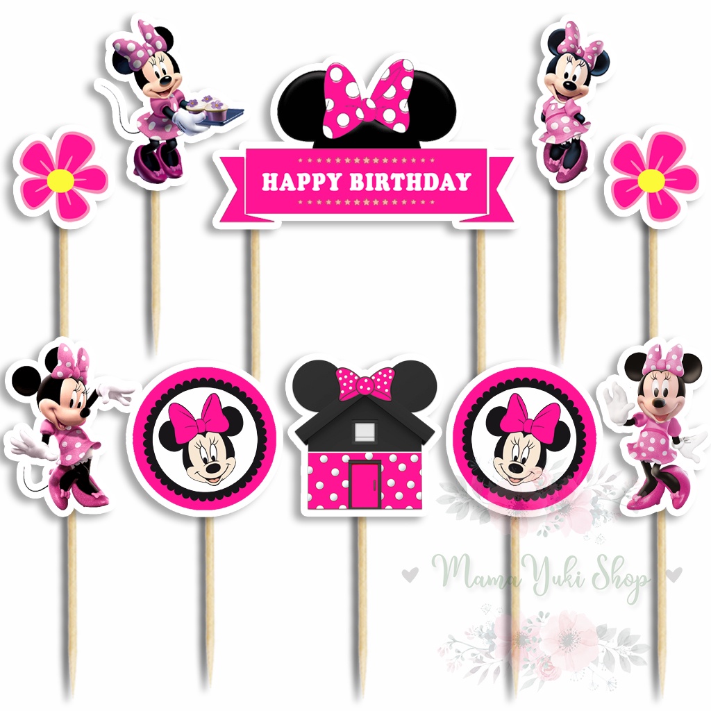 Jual Topper Cake Hiasan Kue Ulang Tahun Anak Perempuan Motif Kartun ...