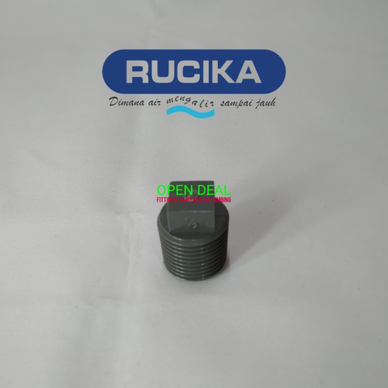 Jual PLUG AW 1/2" inch Pvc RUCIKA / FLUG 1/2 in Aw RUCIKA | Shopee ...