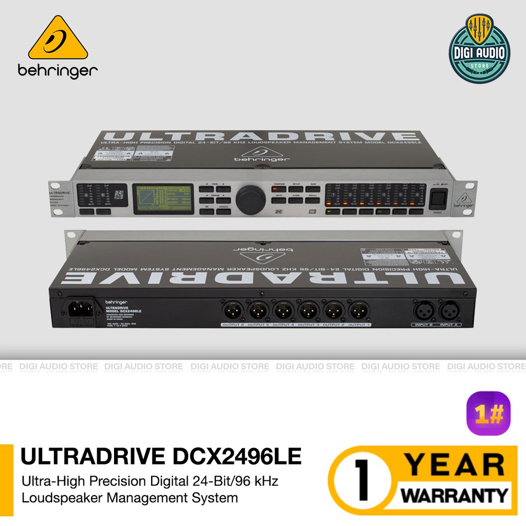 Jual Speaker Management System DLMS Behringer Ultradrive DCX2496LE ...