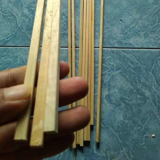 Jual stik kayu kotak panjang 20cm dan 30cm | Shopee Indonesia