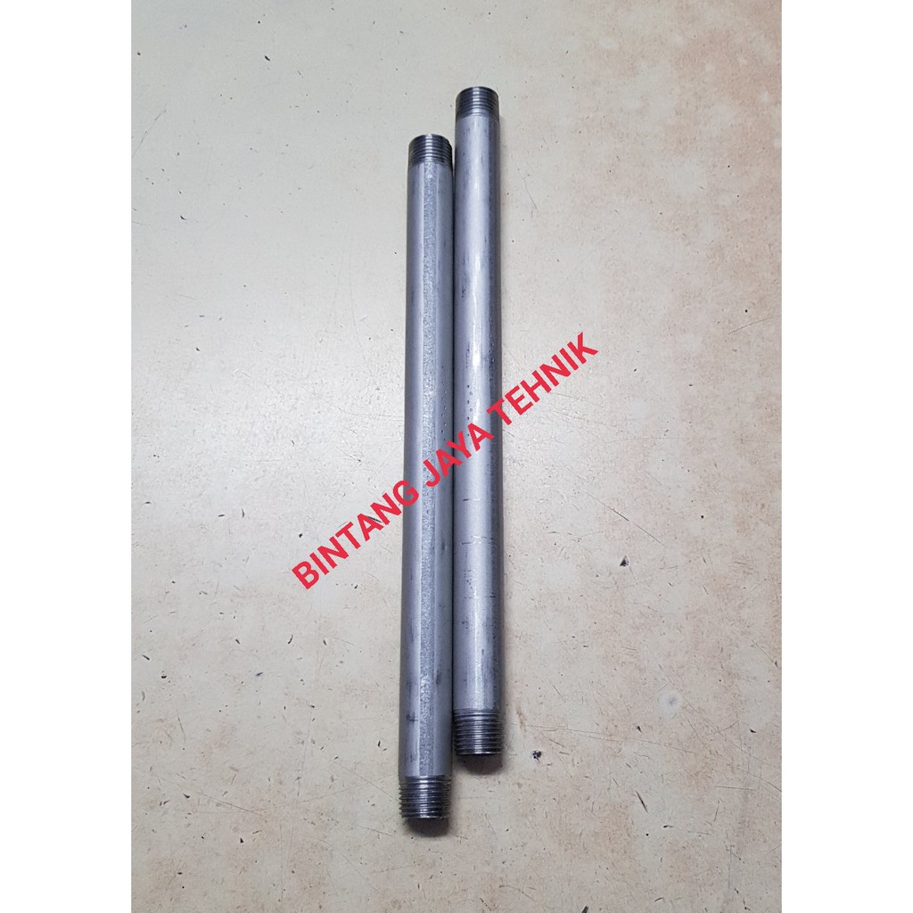 Jual PIPA INCIAN STAINLESS 1/2' 40cm SUS304 / PIPA NEEPLE STAINLESS 1/2 ...