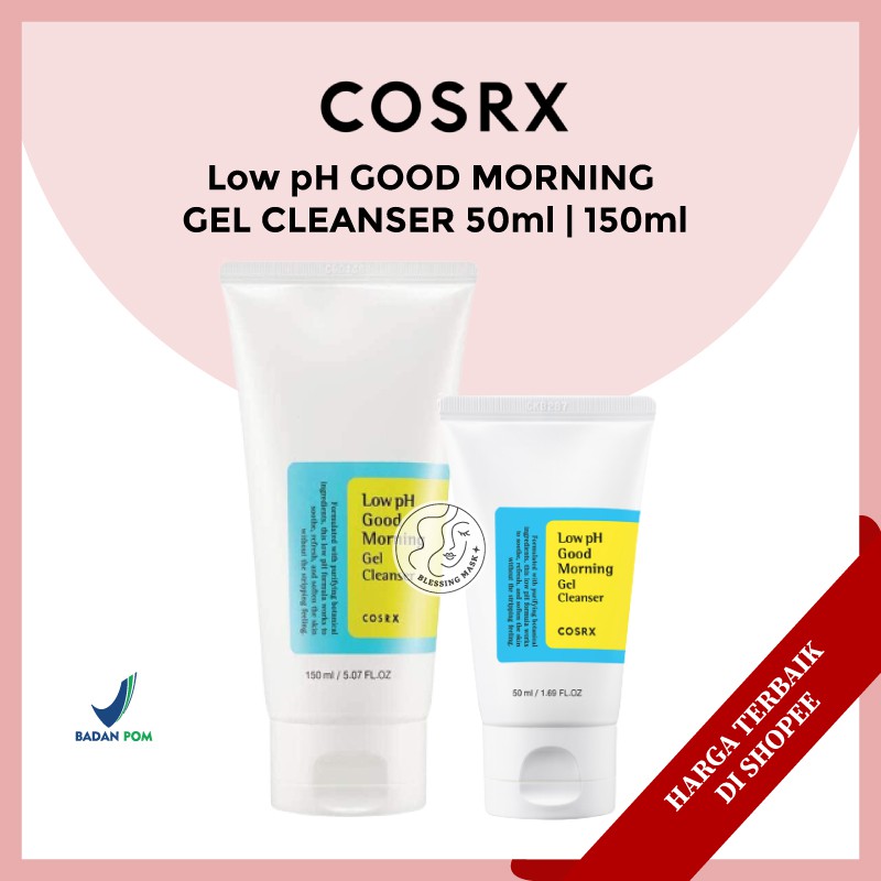 Jual COSRX Low pH Good Morning Gel Cleanser 50ml & 150mL Indonesia|Shopee Indonesia