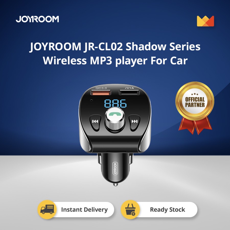 Jual JOYROOM JR-CL02 Shadow Series Wireless MP3 player For Car (Fast ...
