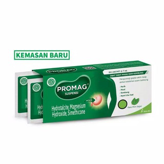 Jual Promag Tablet 1 Strip isi 12 Tablet / Promag Suspensi Botol 60ml ...