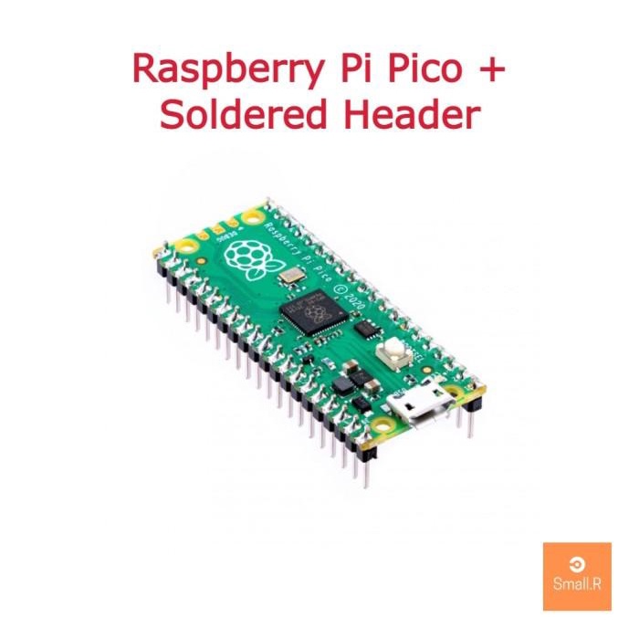 Jual Raspberry Pi Pico RP2040 + Soldered Pin Header | Shopee Indonesia