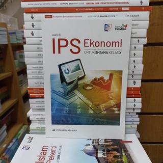 Jual BUKU IPS Ekonomi 1 SMA Kelas X.10 Kurikulum Merdeka Erlangga Indonesia|Shopee Indonesia