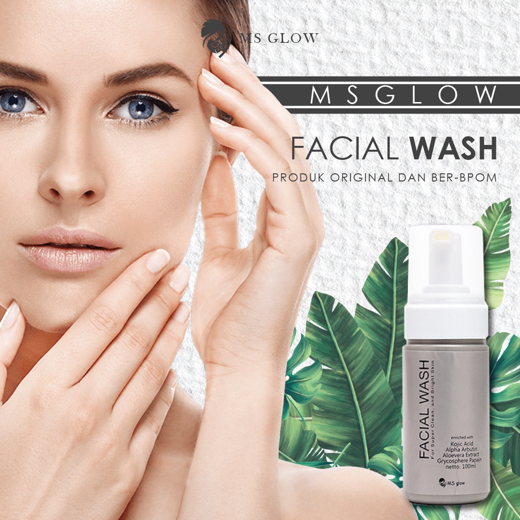 Jual Facial Wash / Sabun Cuci Muka Ms Glow Perawatan Wajah Termurah ...
