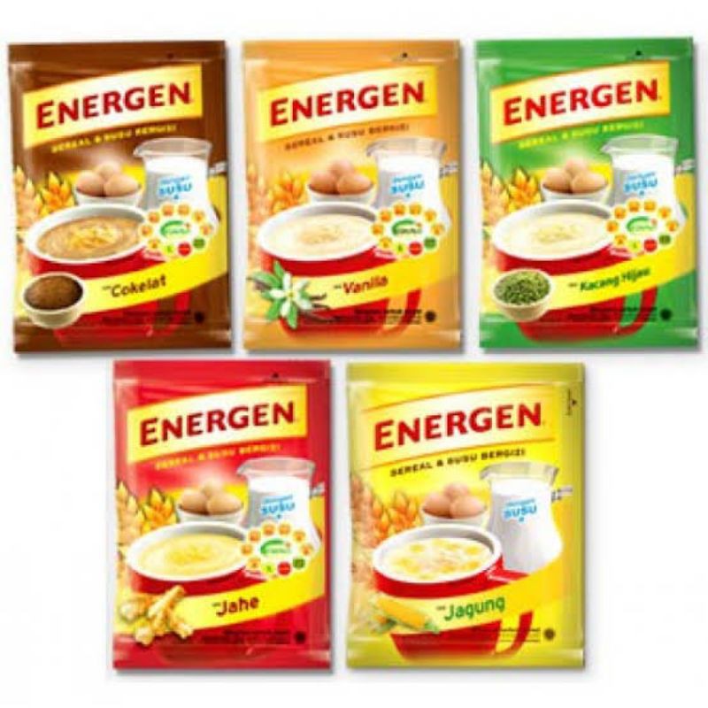 Jual ENERGEN ALL VARIANT ECER 1 PCS @30 GRAM | Shopee Indonesia