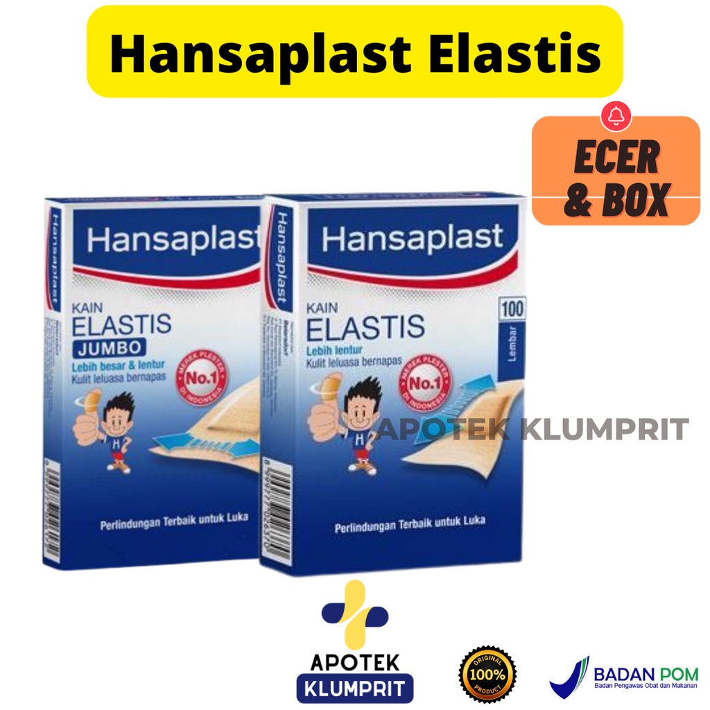 Jual HANSAPLAST / ELASTIS / JUMBO / HANSA PLAST / PEREKAT / PLESTER ...