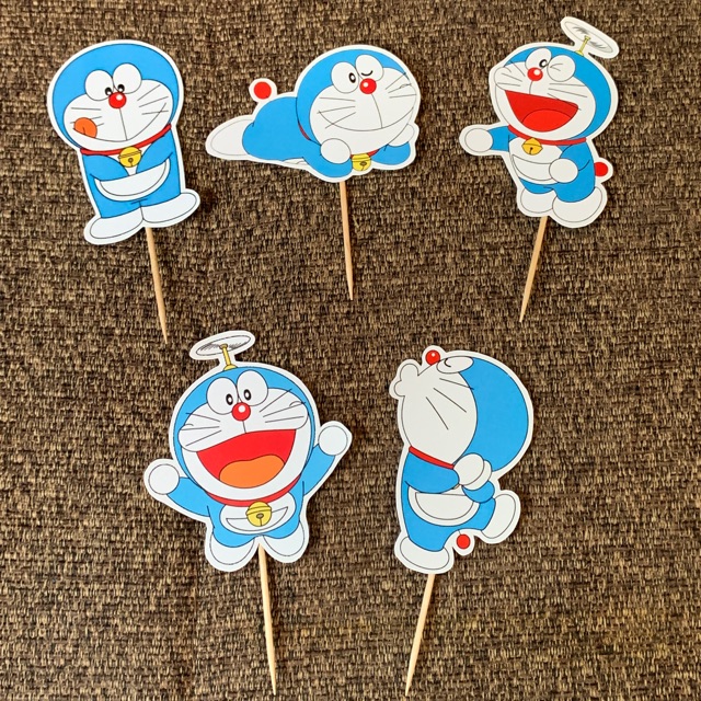 Jual Topper Cupcake / Cake Doraemon | Shopee Indonesia