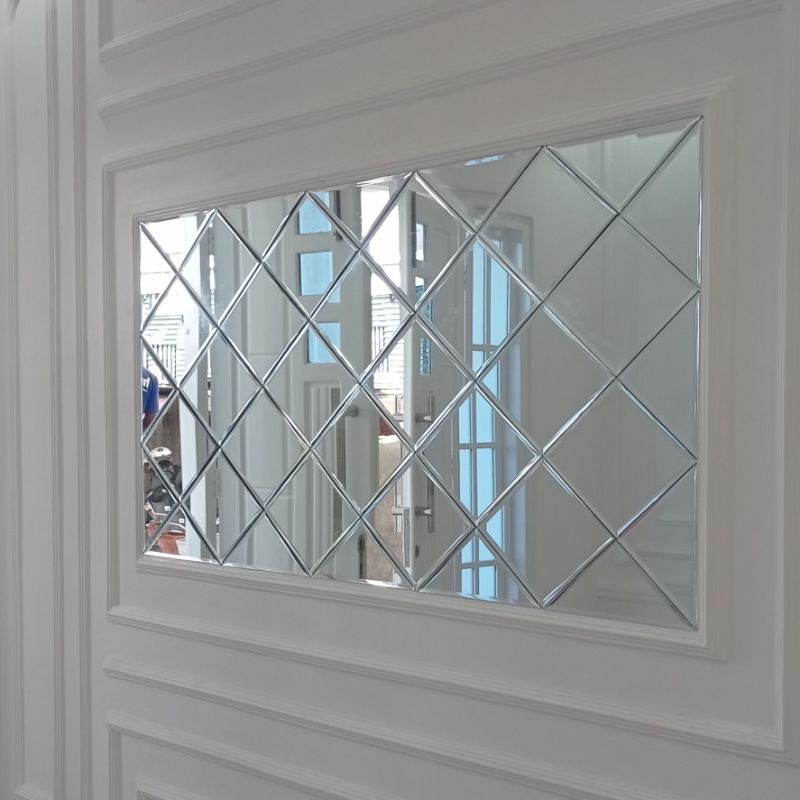 Jual Paket Set Kaca Cermin Moulding Bukan Bevel 168CM X 84CM Termurah ...