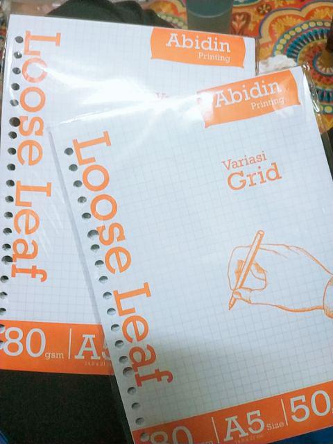 Isi Binder Grid / Kotak-Kotak A5 (20ring) | Shopee Indonesia