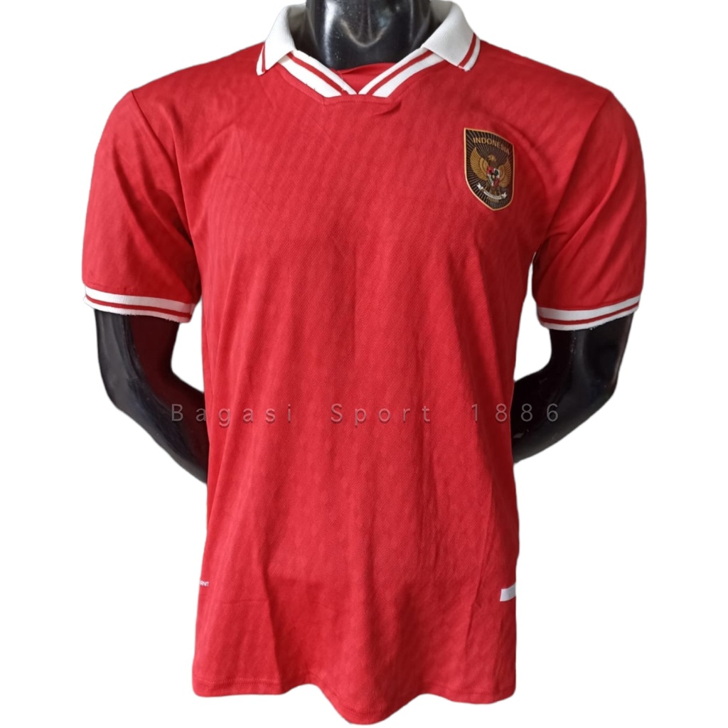 Jual Jersey Baju Bola Timnas Negara Indonesia INA U-19 U-23 Merah Home ...
