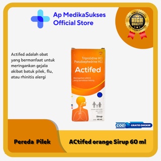 Jual Actifed Syr 60 ml- Obat Pilek | Shopee Indonesia