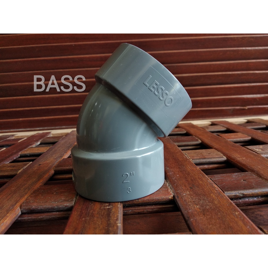 Jual Elbow Knee PVC LESSO D 45* 2" inch Knee Keni Fitting Sambungan ...